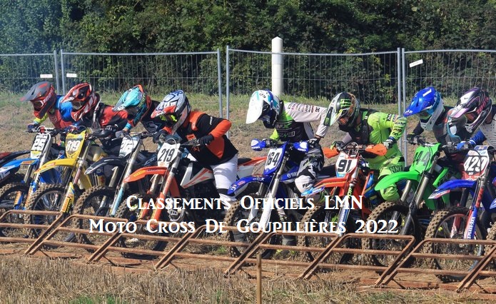 Classement Officiel LMN Moto Cross de Goupillières 2022 en ligne ...